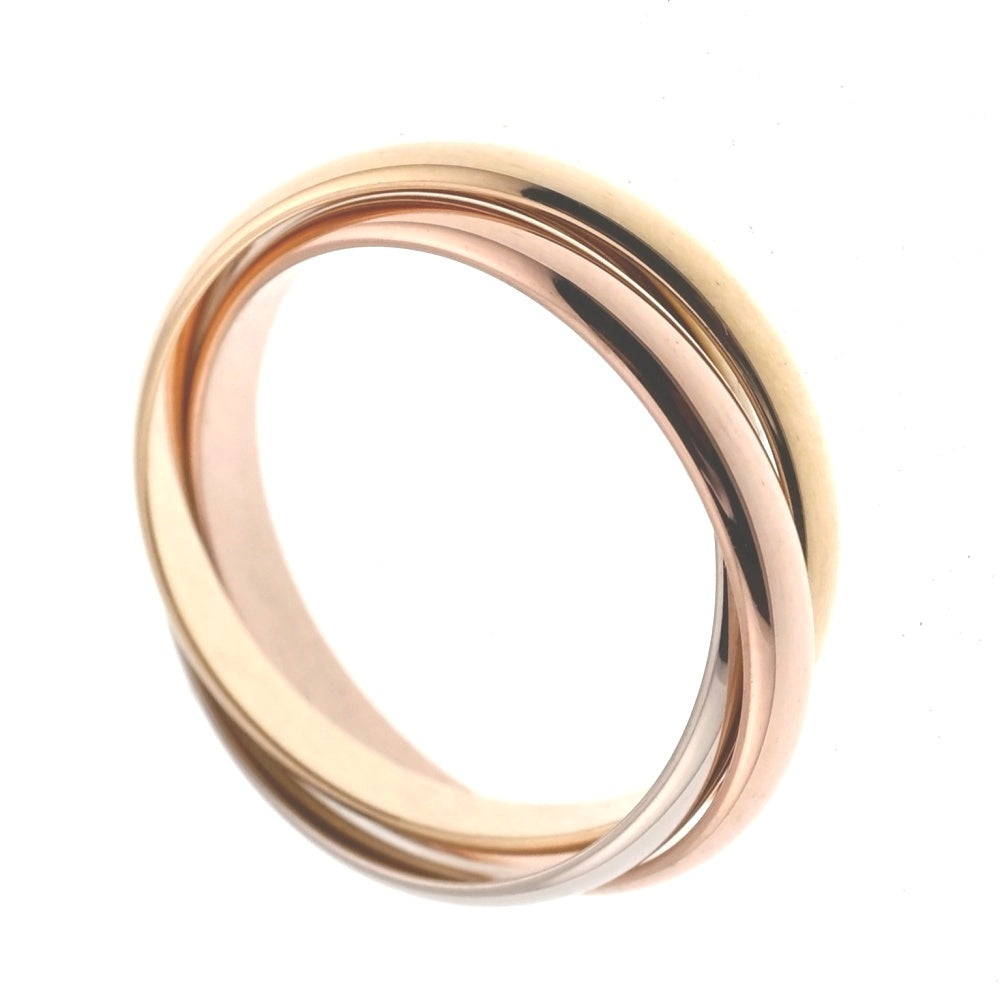 CARTIER Trinity 3-Row Ring Size 49/JP9 Three colors Ladies jewelry S#1 ...