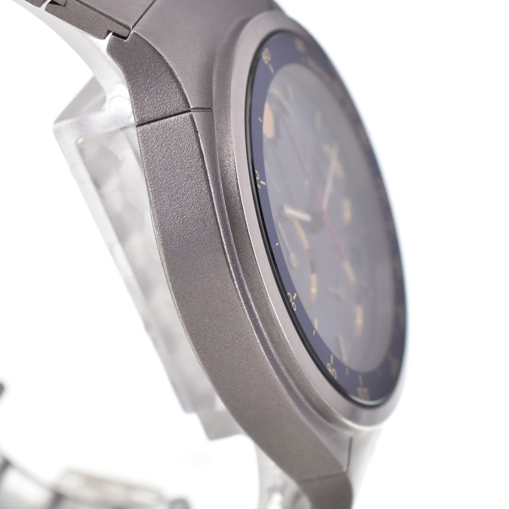 Porsche Design by IWC 11027 Titanium Chronograph Date black Dial Quart ...